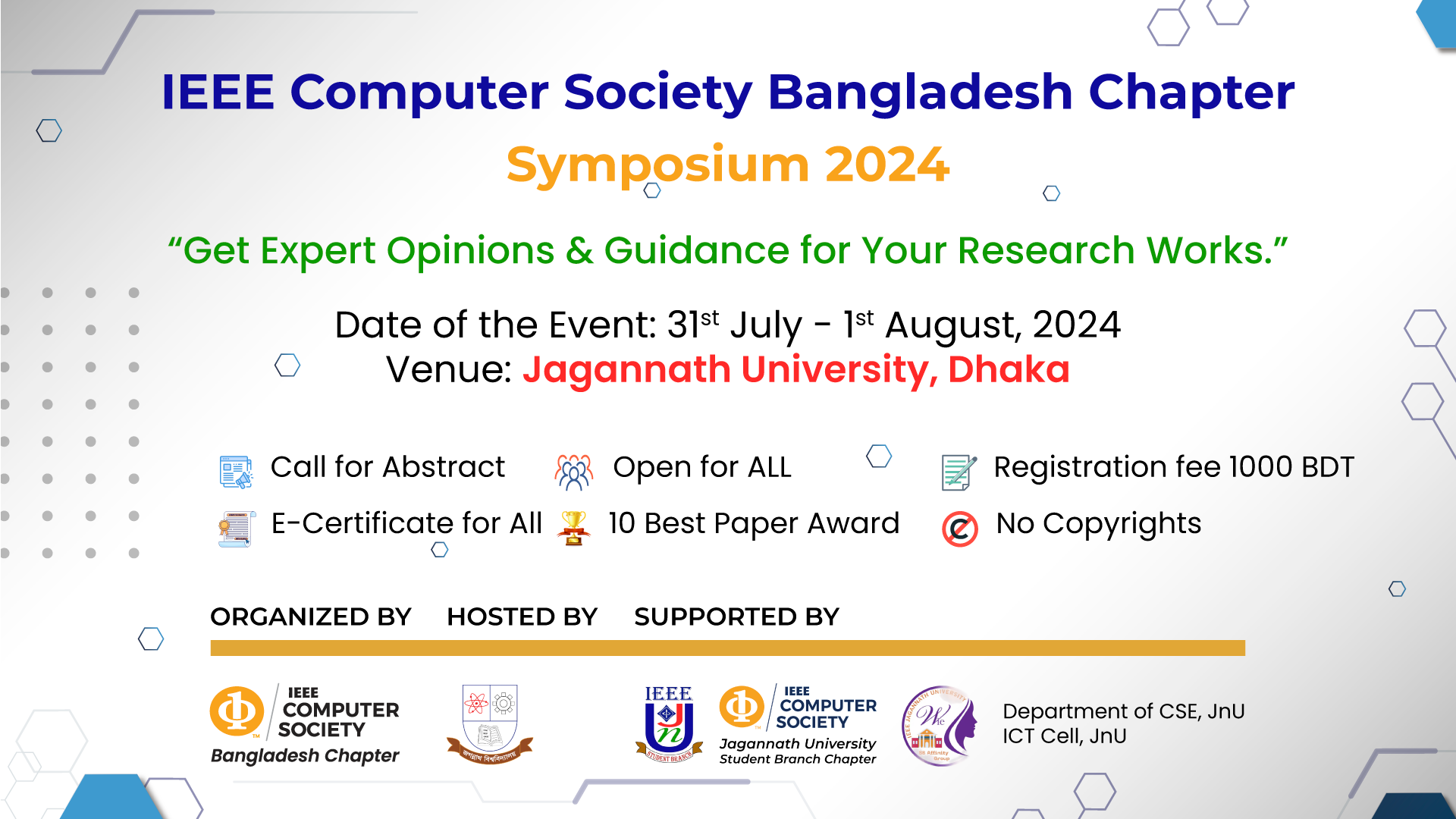 IEEE Computer Society Bangladesh Chapter SYMPOSIUM 2024